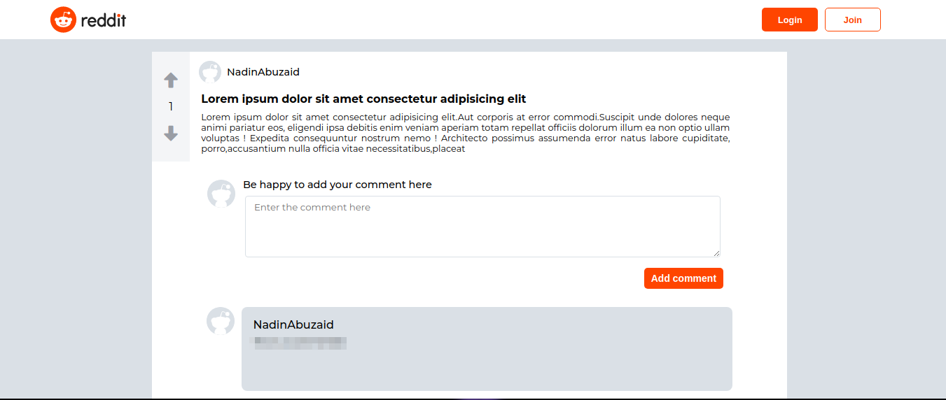 GitHub - nada-abuzaid/Reddit-Clone: It's a simple website looks like reddit
