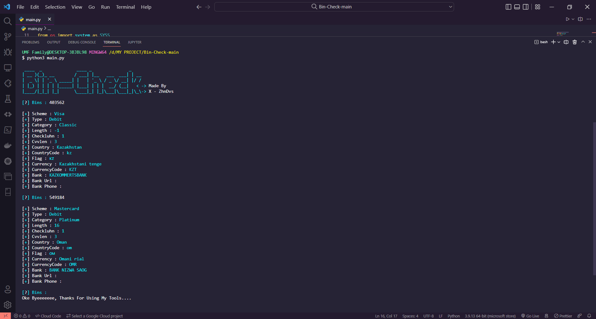 GitHub - xnabil354/api-bin-checker: A Tools Bin Checker for check ... GitHub - xnabil354/api-bin-checker: A Tools Bin Checker for check ...