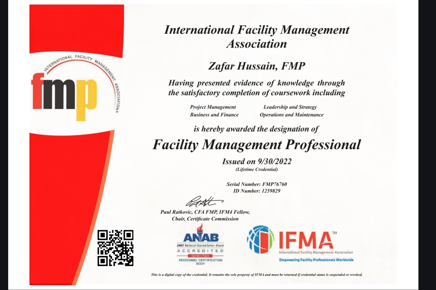 ‏Zafar Hussain‏ - ‏ Project Management & Risk Specialist (PMP ...